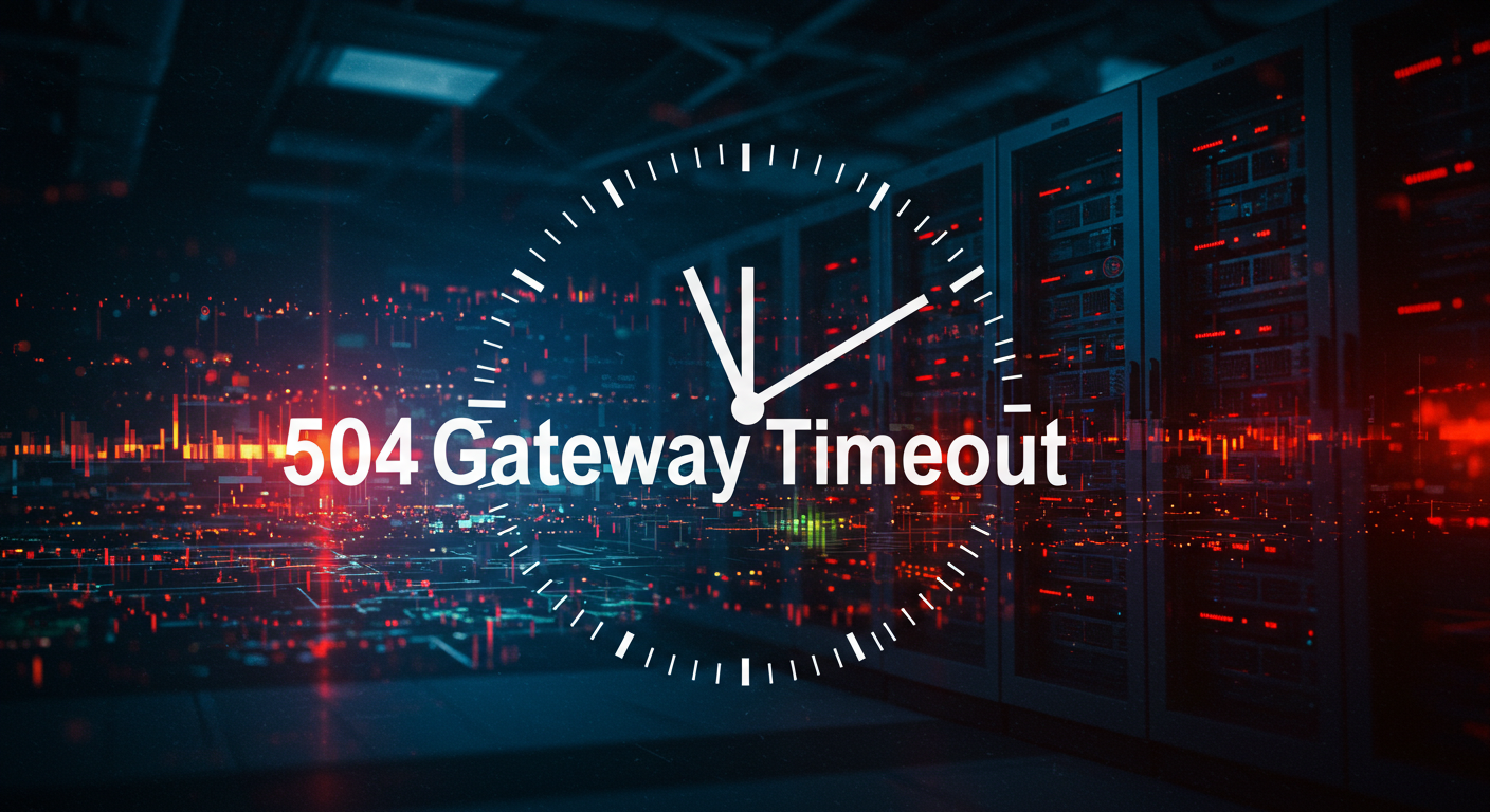 504 Gateway Time-outとは？原因・直し方・スマホ対応までわかりやすく解説 | AI導入.com - AI導入の総合支援サービス
